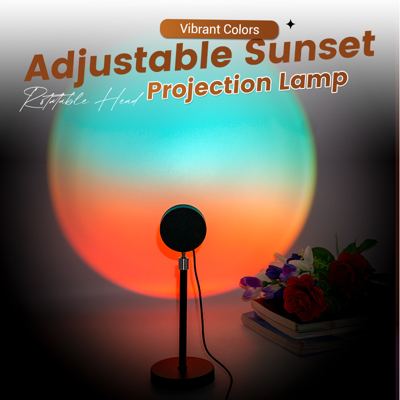 Adjustable Sunset Projection Lamp – getvente